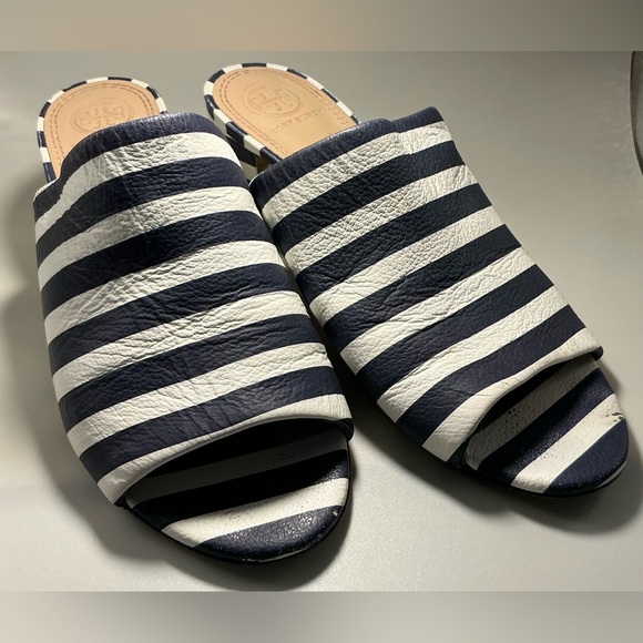 Tory Burch | Shoes | A Rare Htf Tory Burch Salinas Slip On Blue And ...